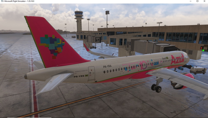 IniBuilds A320neo Azul Rosa livery for Microsoft Flight Simulator | MSFS