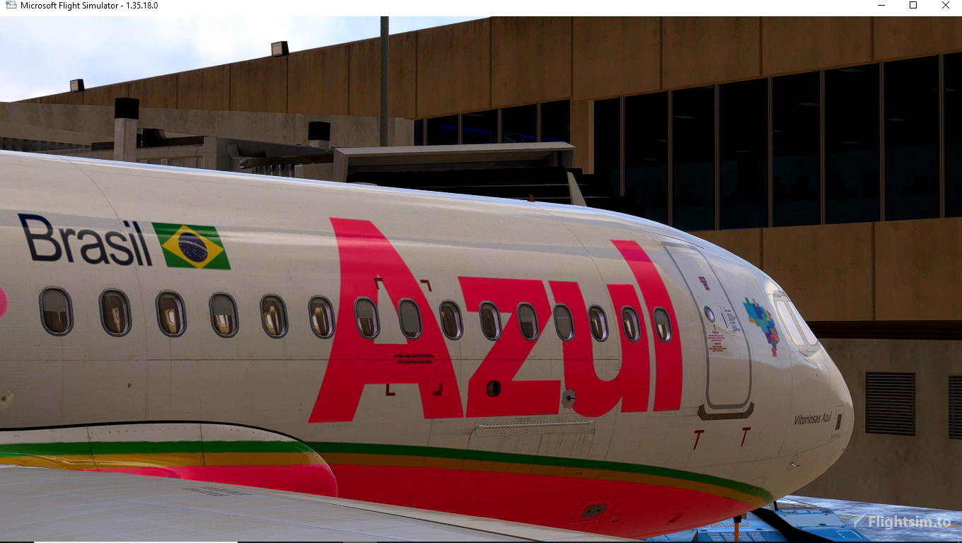 IniBuilds A320neo Azul Rosa livery para Microsoft Flight Simulator | MSFS