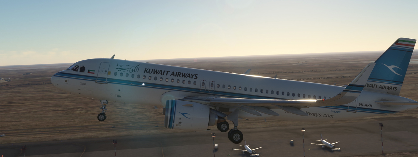 IniBuilds A320neo Kuwait Airways 9K-AKH 对于 Microsoft Flight Simulator ...