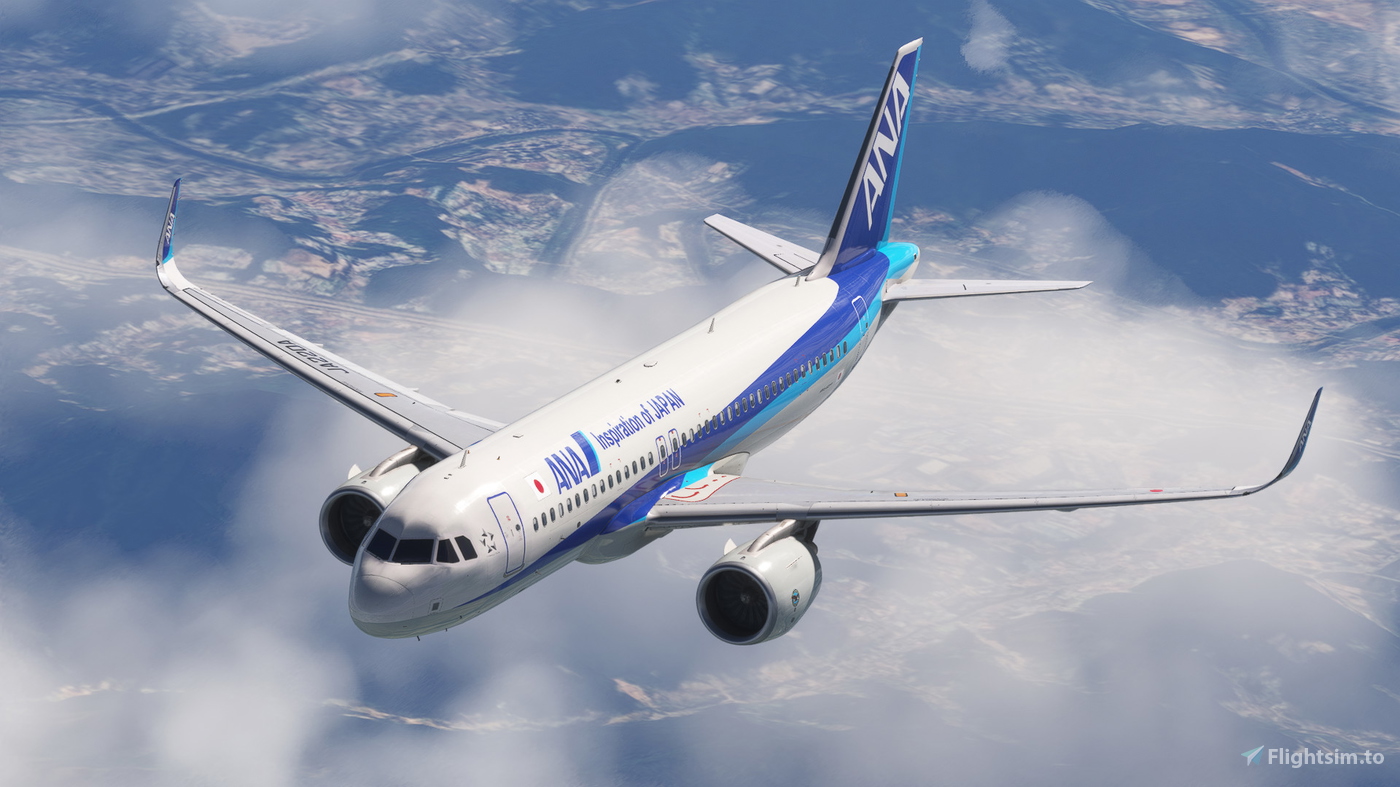 iniBuilds A320neo v2 ANA , All Nippon Airways JA220A ( with Cabin) for Microsoft Flight ...