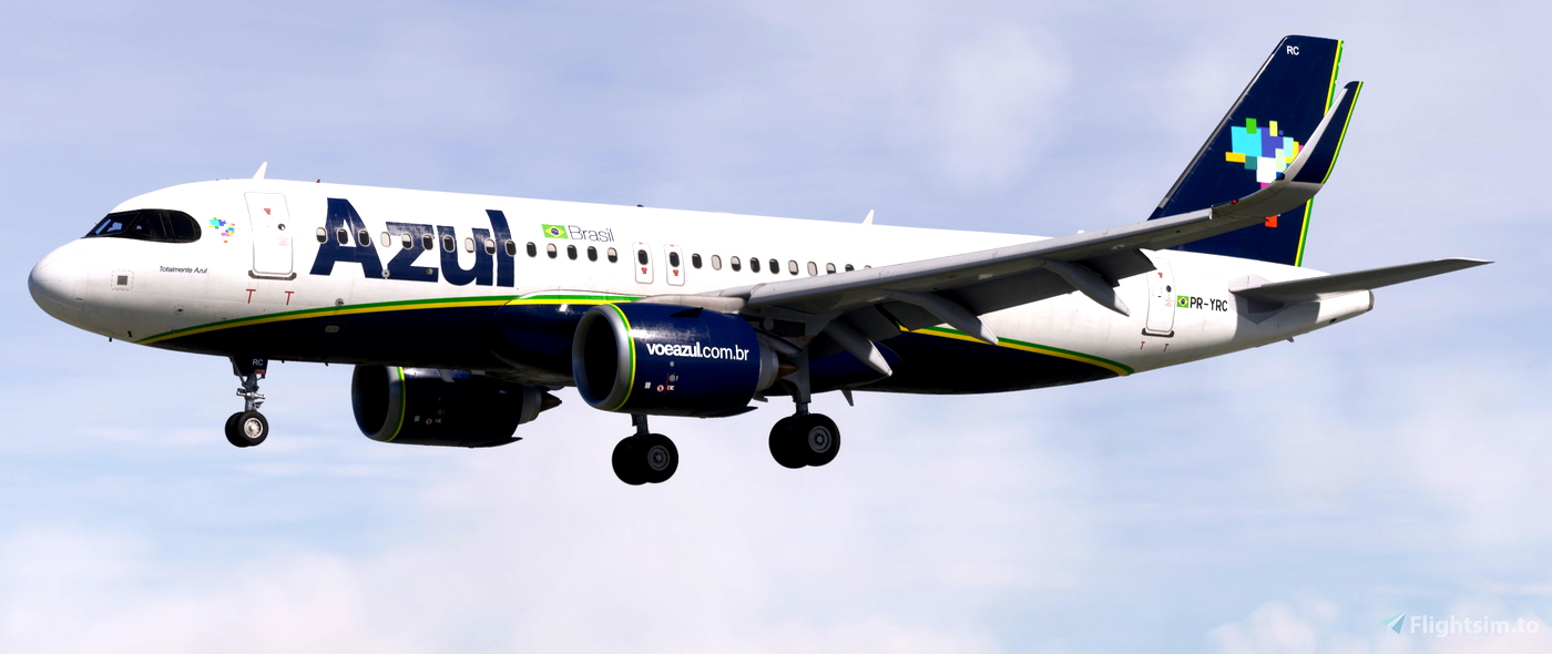 iniBuilds A320neo v2 Azul Linhas Aéreas Brasileiras PR-YRC for Microsoft Flight Simulator | MSFS