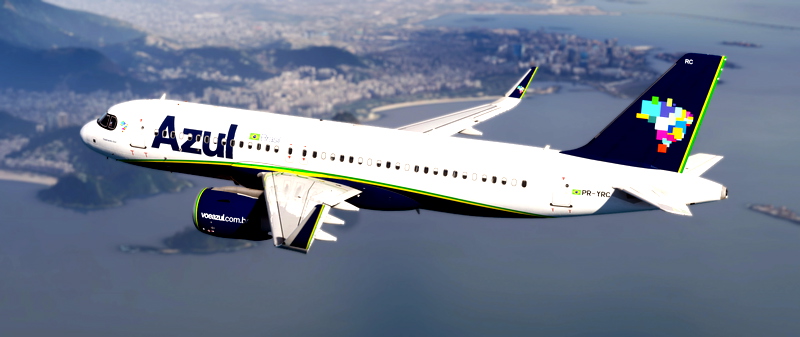 iniBuilds A320neo v2 Azul Linhas Aéreas Brasileiras PR-YRC for Microsoft Flight Simulator | MSFS