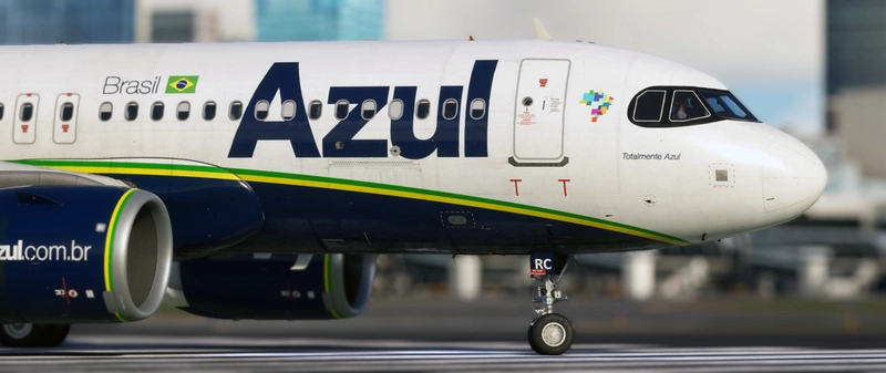 iniBuilds A320neo v2 Azul Linhas Aéreas Brasileiras PR-YRC para Microsoft Flight Simulator | MSFS