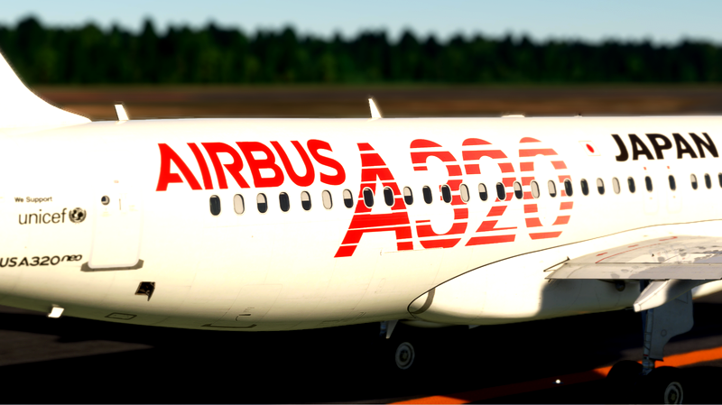 inibuilds A320neo v2 Japan Air lines with Airbus A320 Logo (Fictional ...