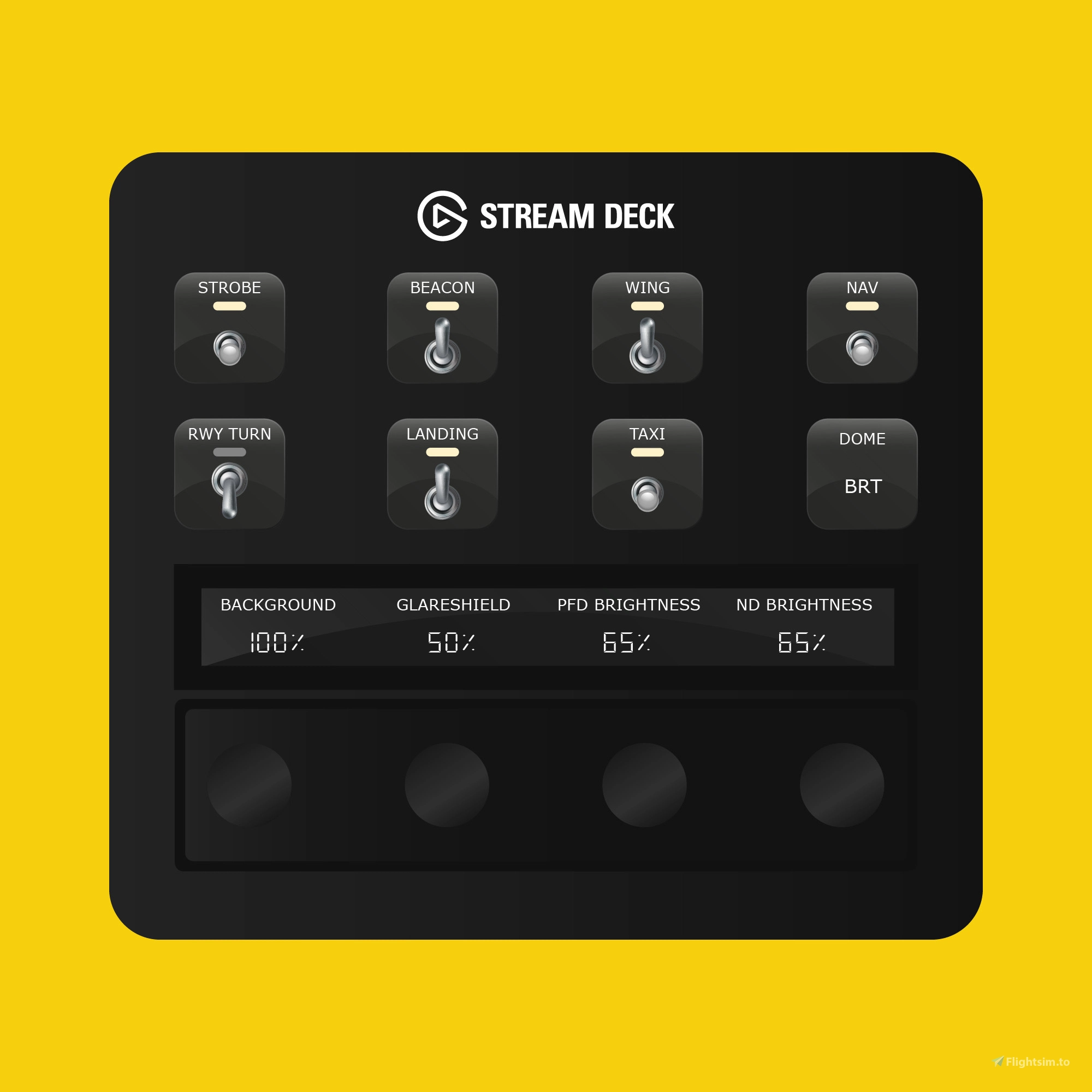 Flight Panels - iniBuilds A340 Stream Deck + Autopilot Panel for ...