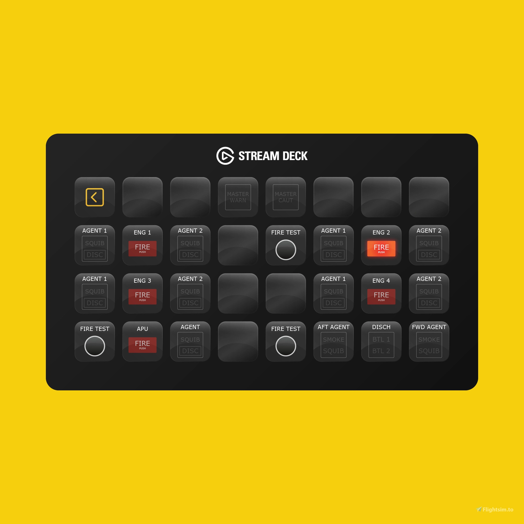 Flight Panels - iniBuilds A340 Stream Deck Profile for Microsoft Flight ...