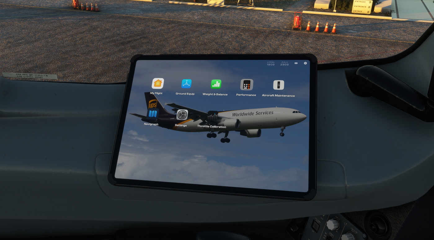 iniBuilds Airbus A300-600F Custom EFB for UPS for Microsoft Flight ...