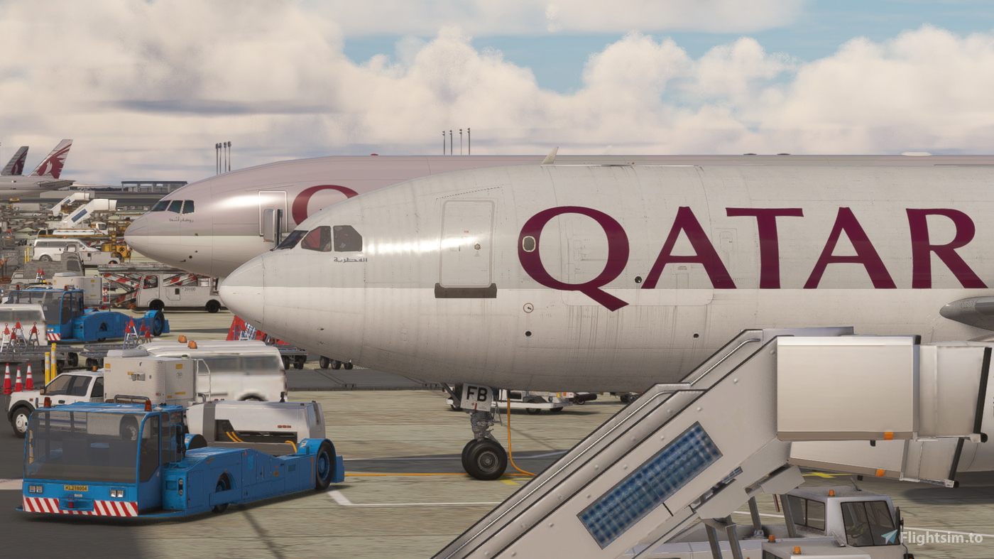 iniBuilds Airbus A300-600F Qatar Airways A7-AFB for Microsoft Flight ...