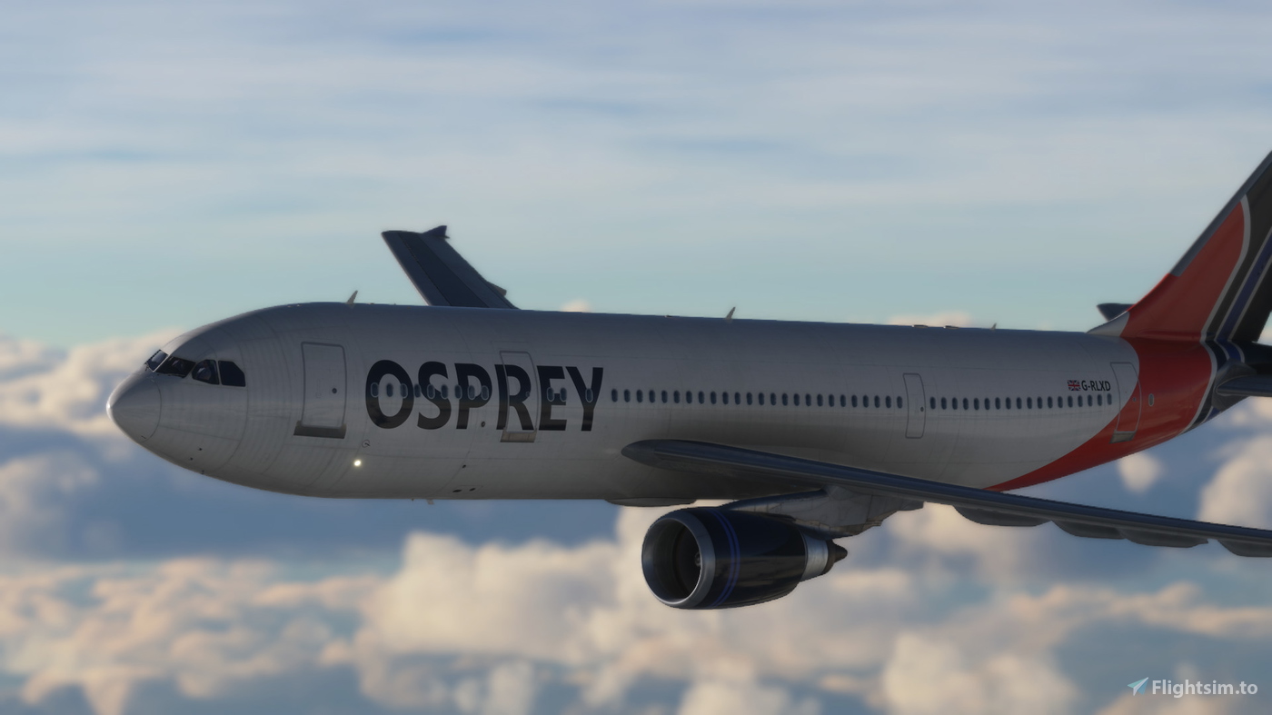 iniBuilds Airbus A300-600R Osprey Airways | Cabin Textures | 4K for ...