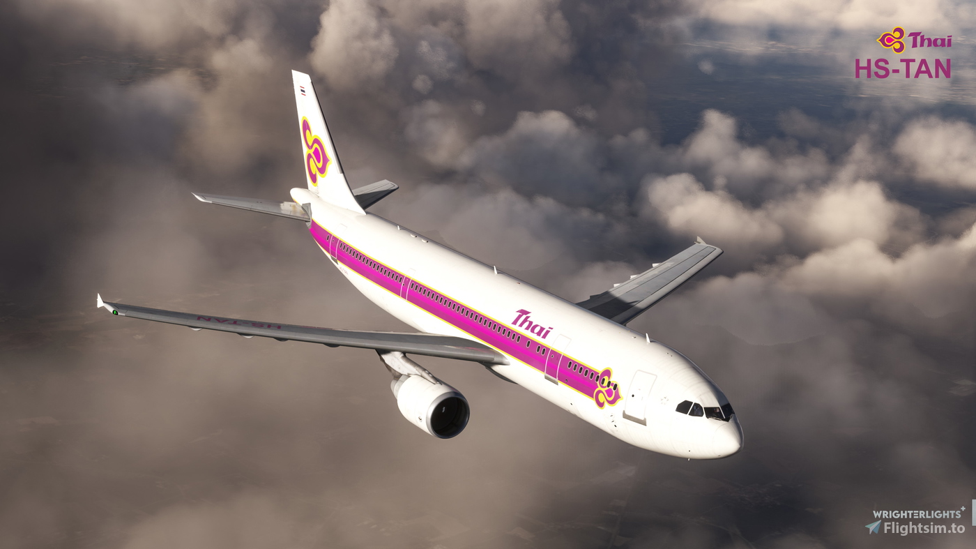 iniBuilds Airbus A300 PW | Thai Airways (Old) | HS-TAN + APEC2003 CABIN TEXTURES (8K) のために ...