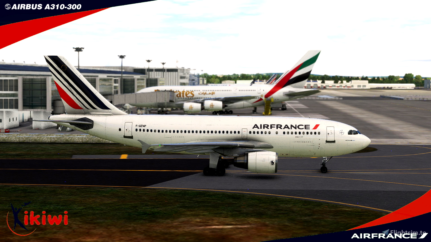 iniBuilds Airbus A310-300 Air France 2009 Livery 8K for Microsoft ...