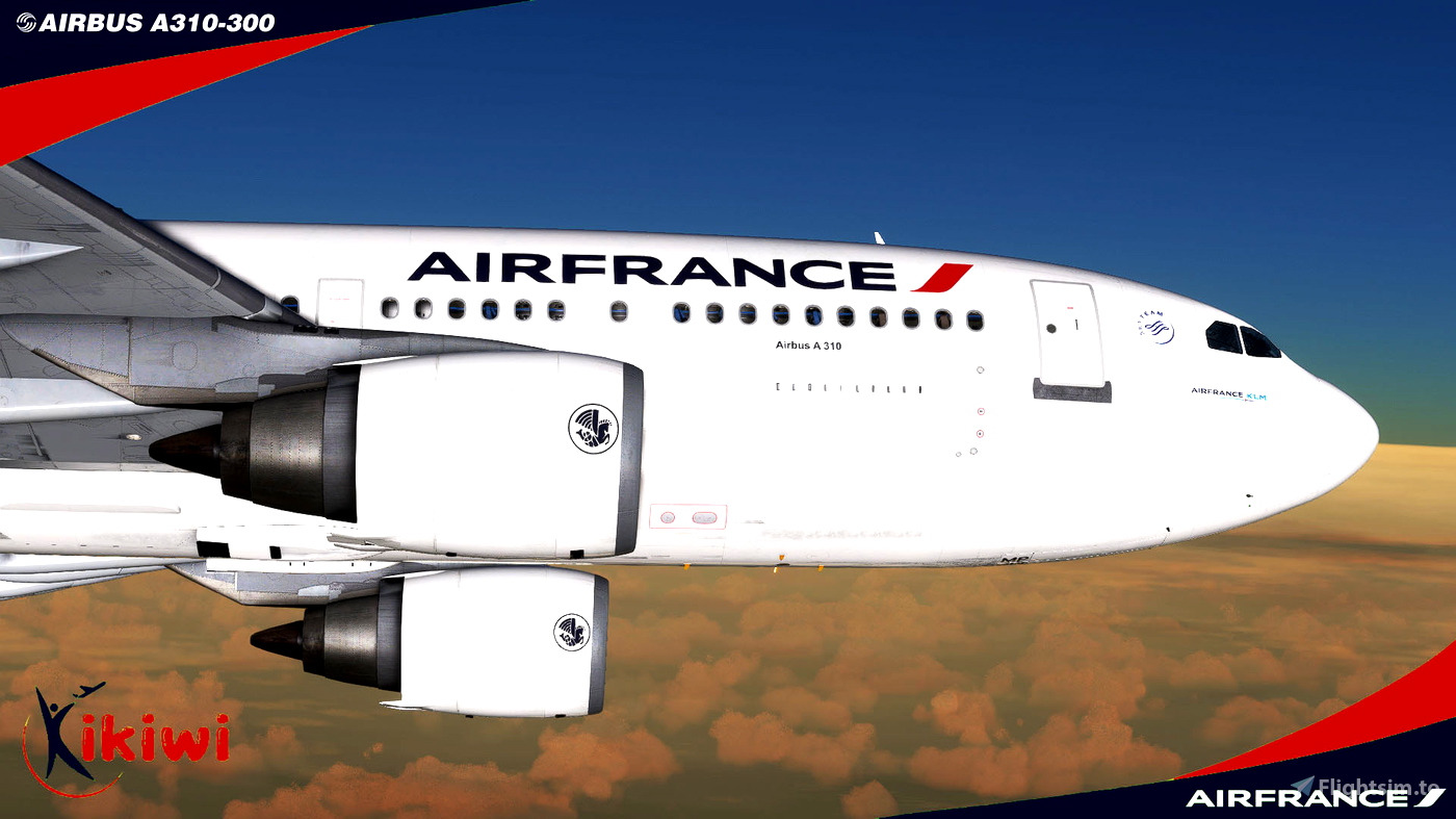 iniBuilds Airbus A310-300 Air France 2009 Livery 8K for Microsoft ...