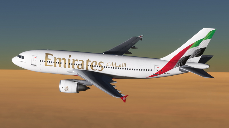 iniBuilds Airbus A310-300 Emirates 2023 A6-EKL for Microsoft Flight ...