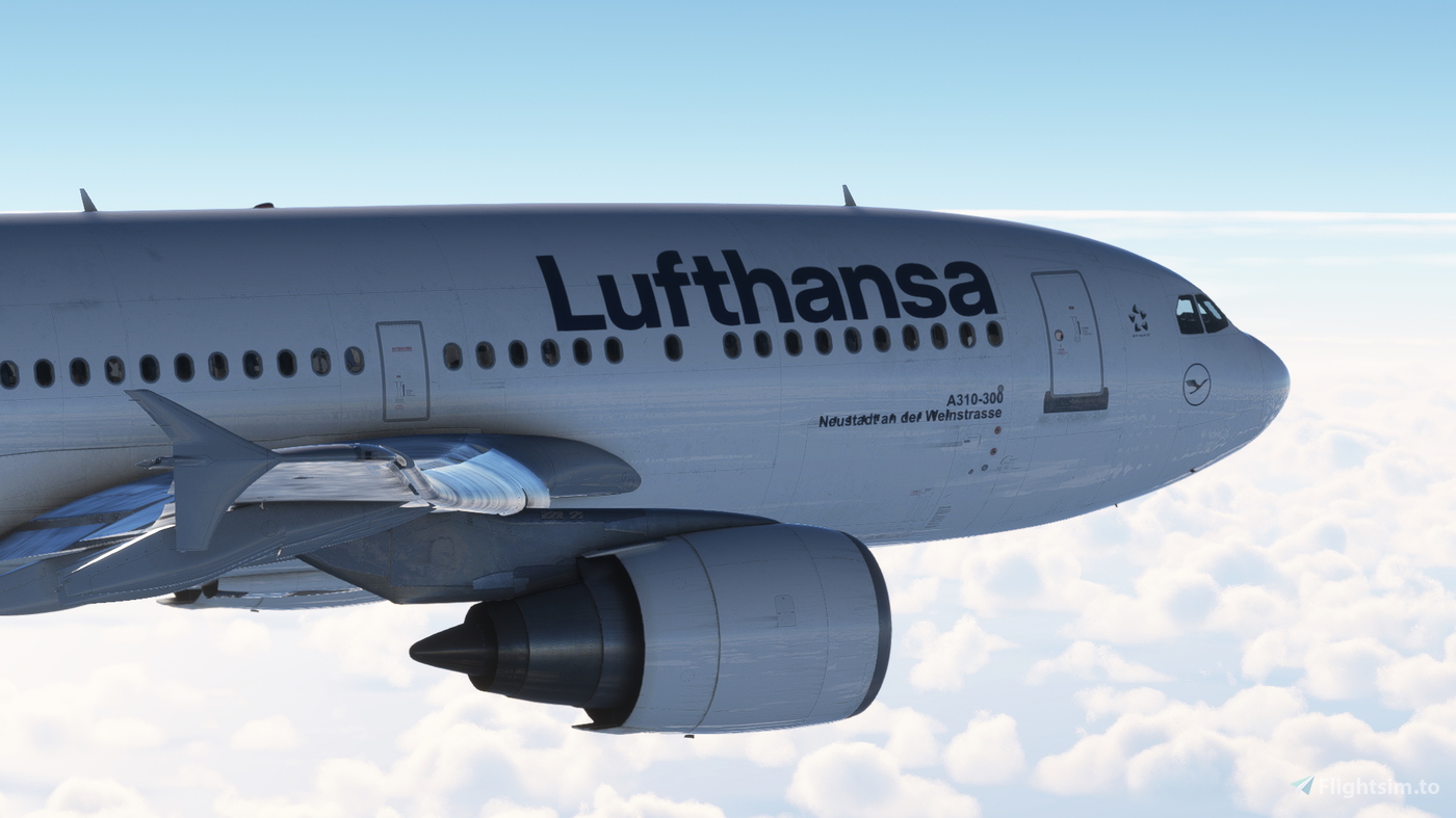 iniBuilds Airbus A310-300 Lufthansa 2018 for Microsoft Flight Simulator | MSFS