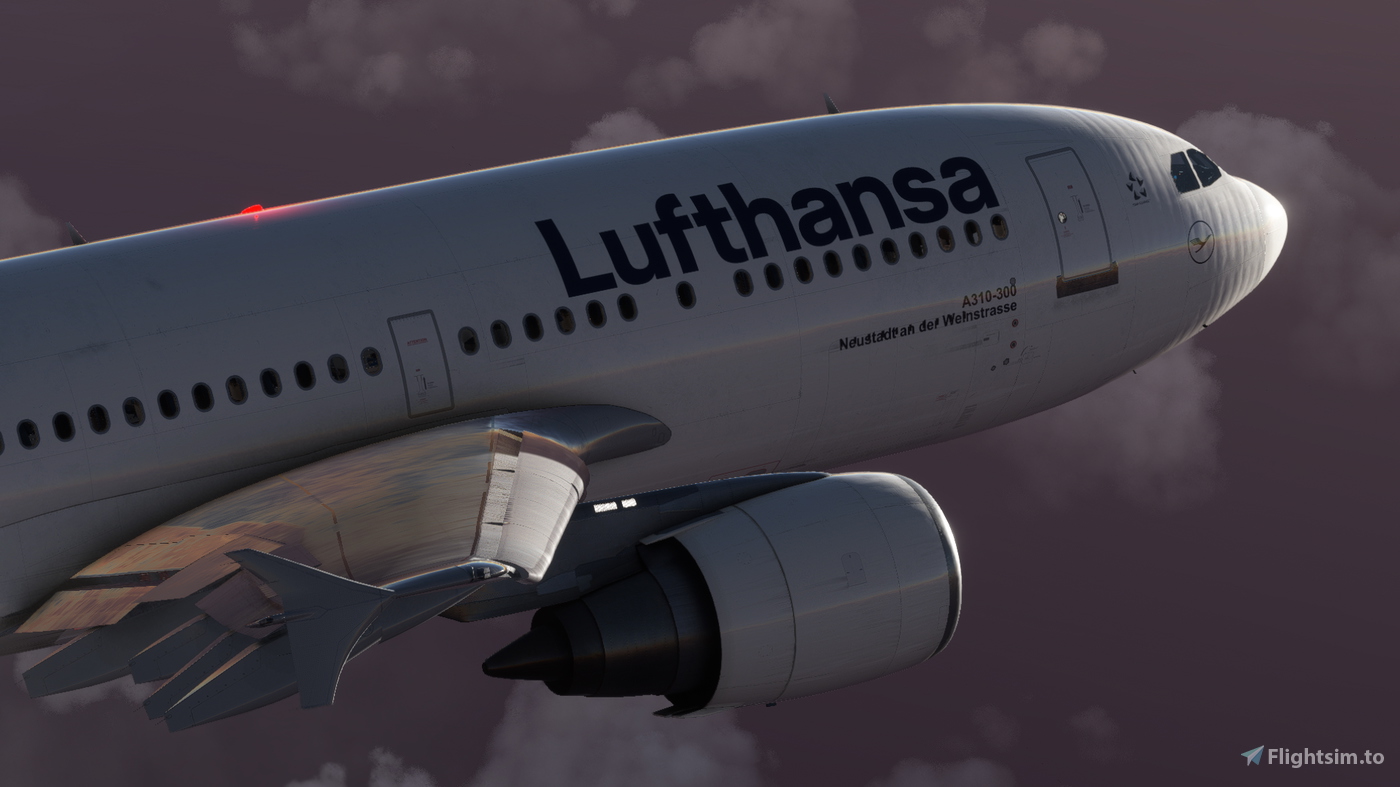 iniBuilds Airbus A310-300 Lufthansa 2018 für Microsoft Flight Simulator | MSFS