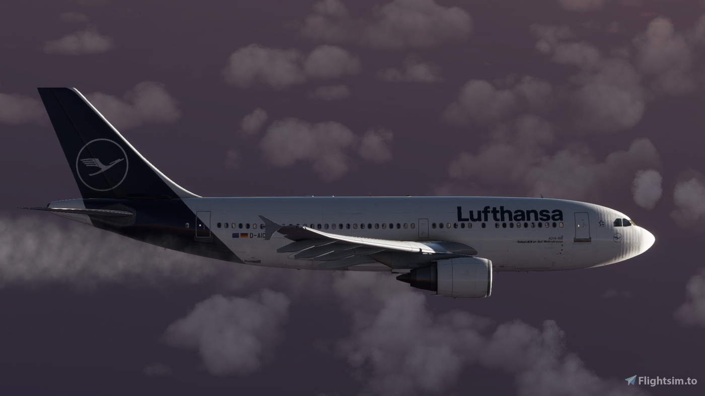iniBuilds Airbus A310-300 Lufthansa 2018 for Microsoft Flight Simulator | MSFS