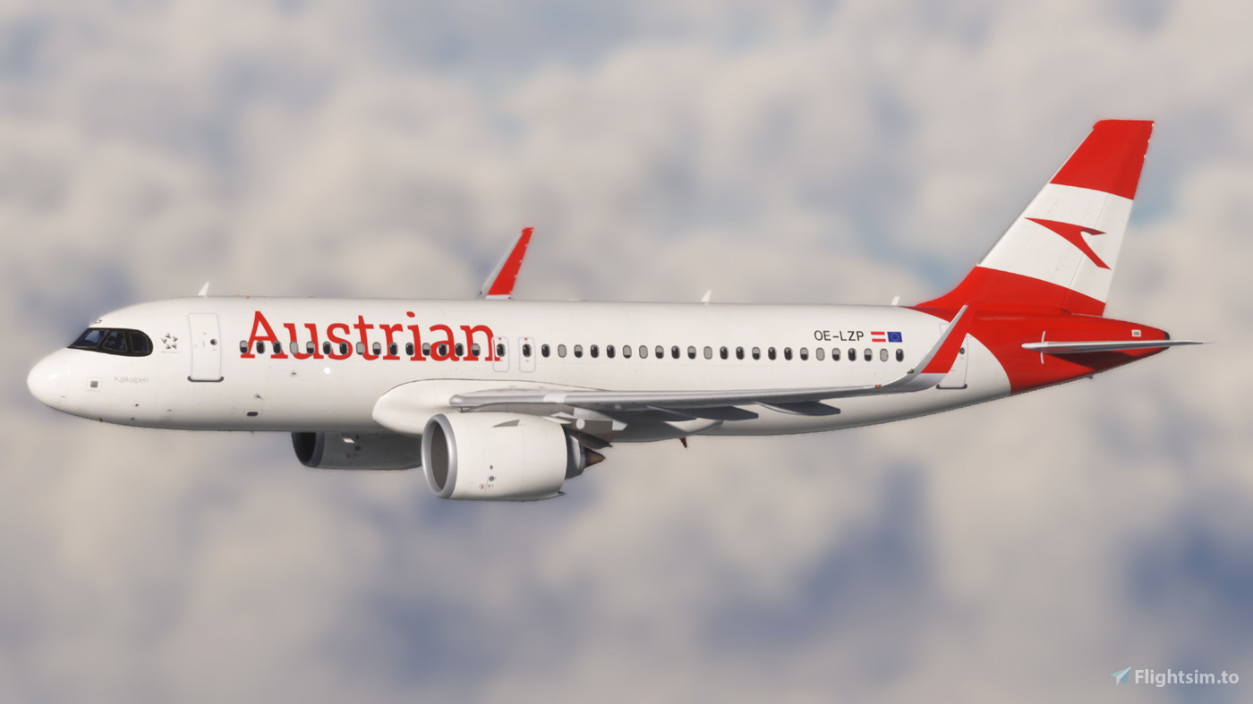 iniBuilds Airbus A320Neo Austrian Airlines Fleet Pack | Cabin Textures | 4K for Microsoft Flight ...