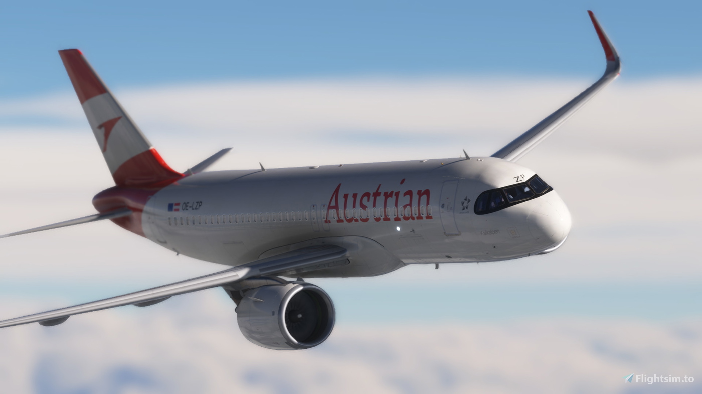iniBuilds Airbus A320Neo Austrian Airlines Fleet Pack | Cabin Textures | 4K for Microsoft Flight ...