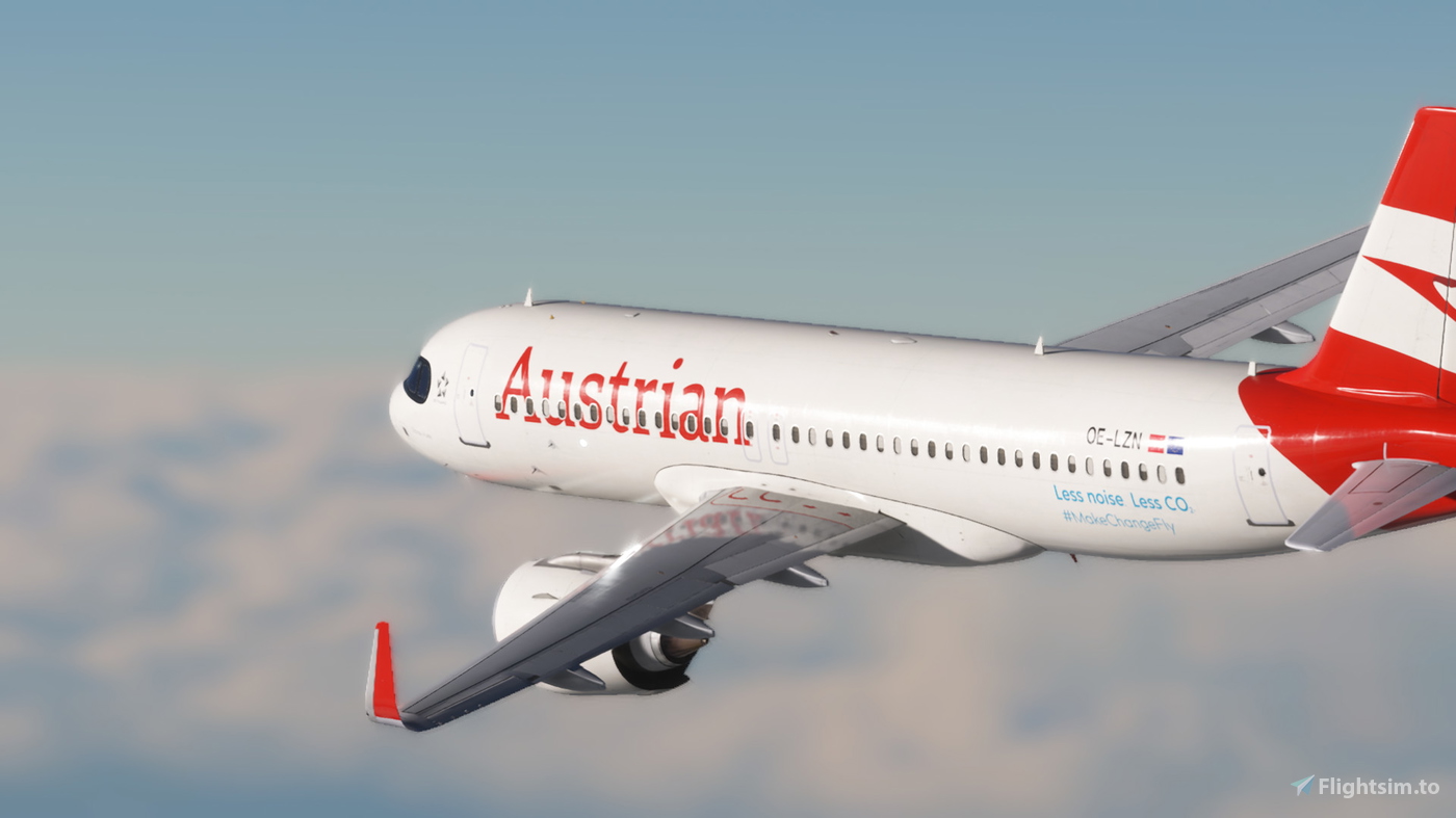 iniBuilds Airbus A320Neo Austrian Airlines Fleet Pack | Cabin Textures | 4K for Microsoft Flight ...