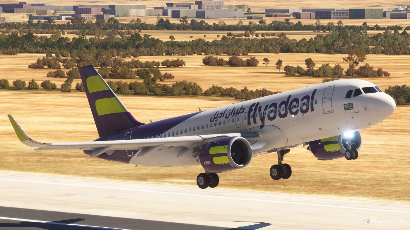 iniBuilds Airbus A320Neo flyadeal | 4K for Microsoft Flight Simulator | MSFS
