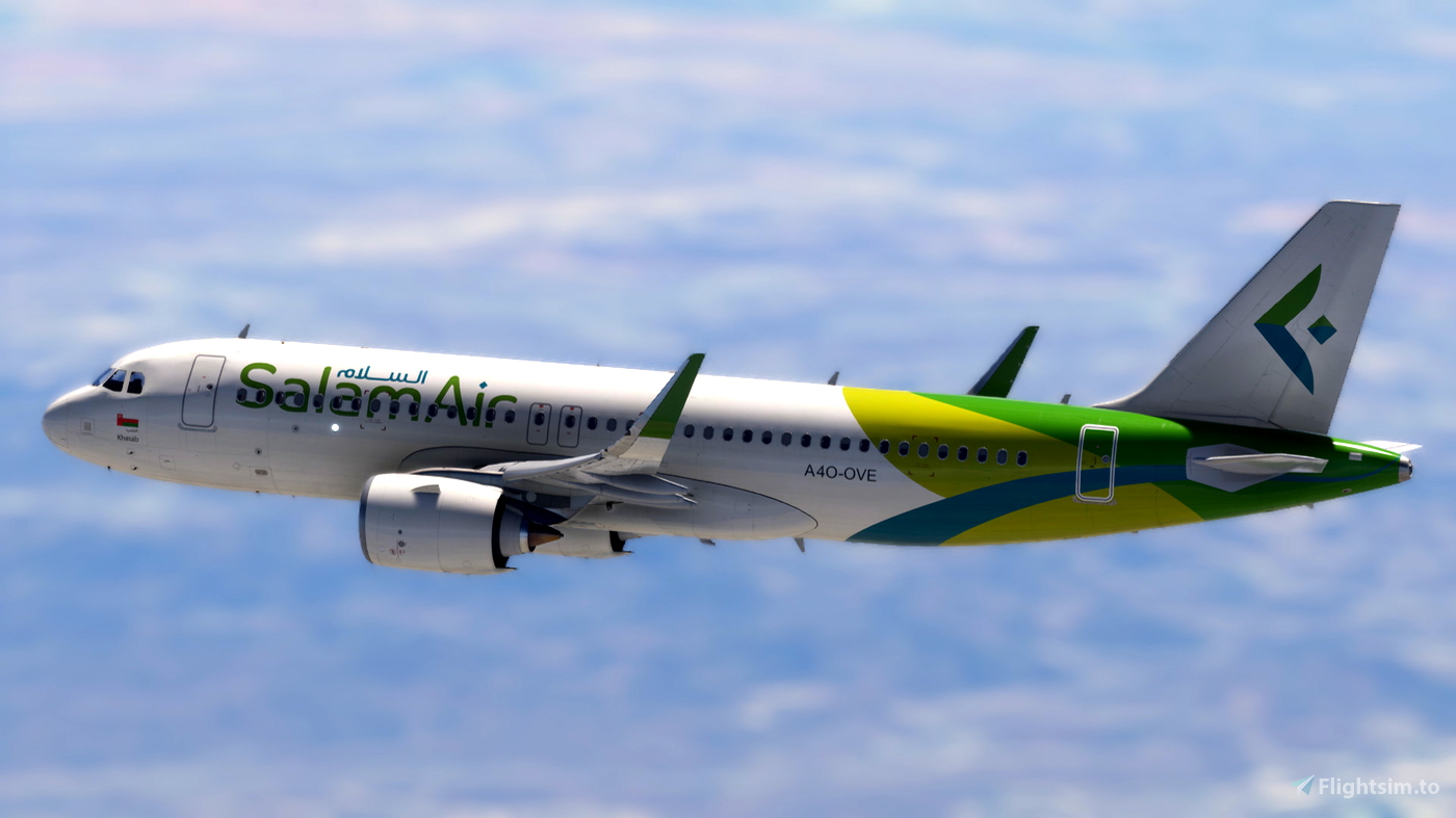 iniBuilds Airbus A320Neo SalamAir | 4K for Microsoft Flight Simulator | MSFS