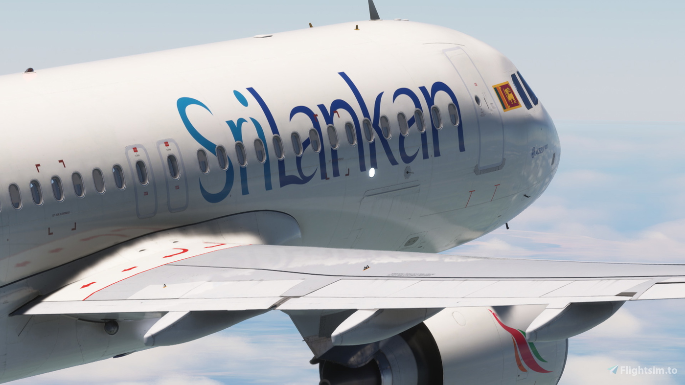 iniBuilds Airbus A320Neo SriLankan Airlines Fleet Pack | 4K pour Microsoft Flight Simulator | MSFS