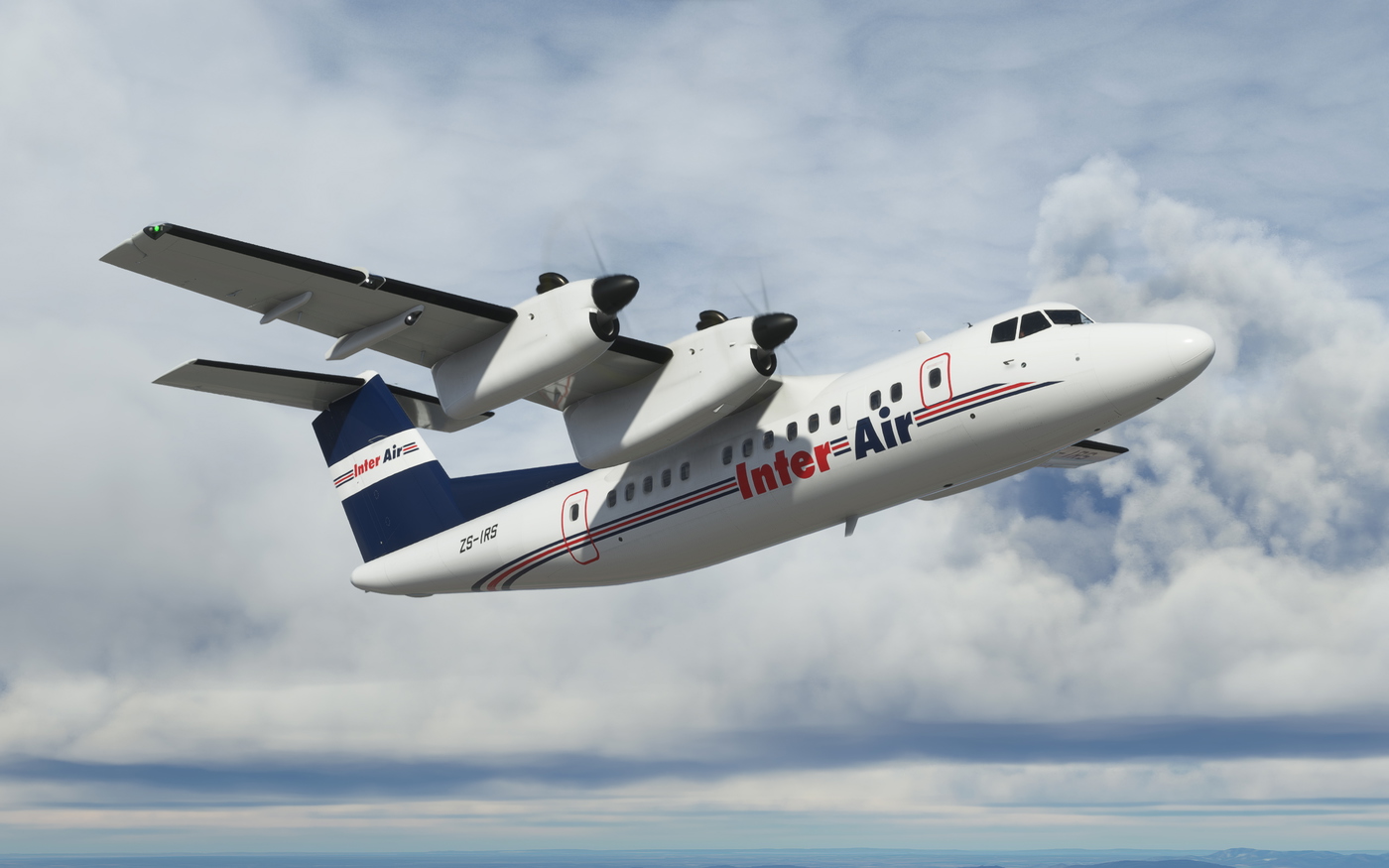 Inter Air De Havilland Canada Dash-7 ZS-IRS for Microsoft Flight ...