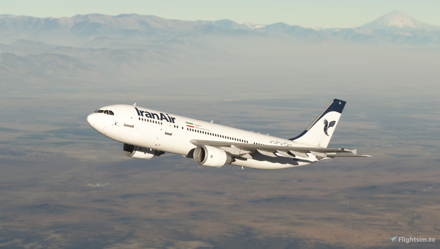 Iran Air (EP-IBA) Airbus A300 - 8K for Microsoft Flight Simulator | MSFS