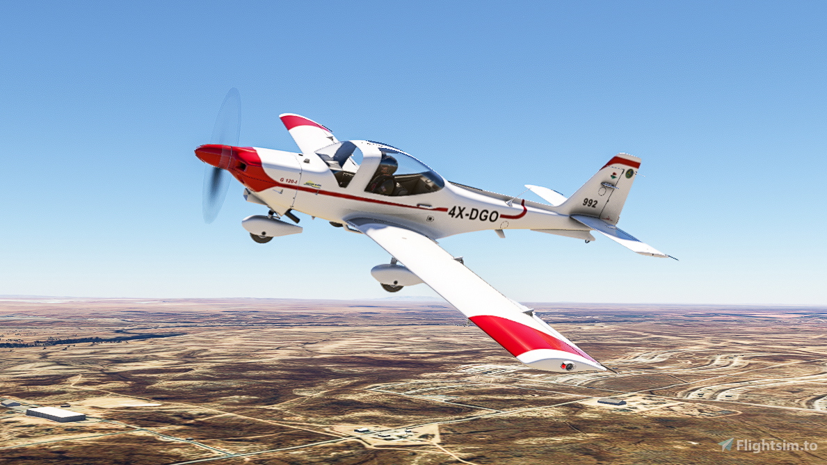 IRIS GROB TUTOR- Israeli Air Force 'Snunit'4X-DGO / 992 for Microsoft ...