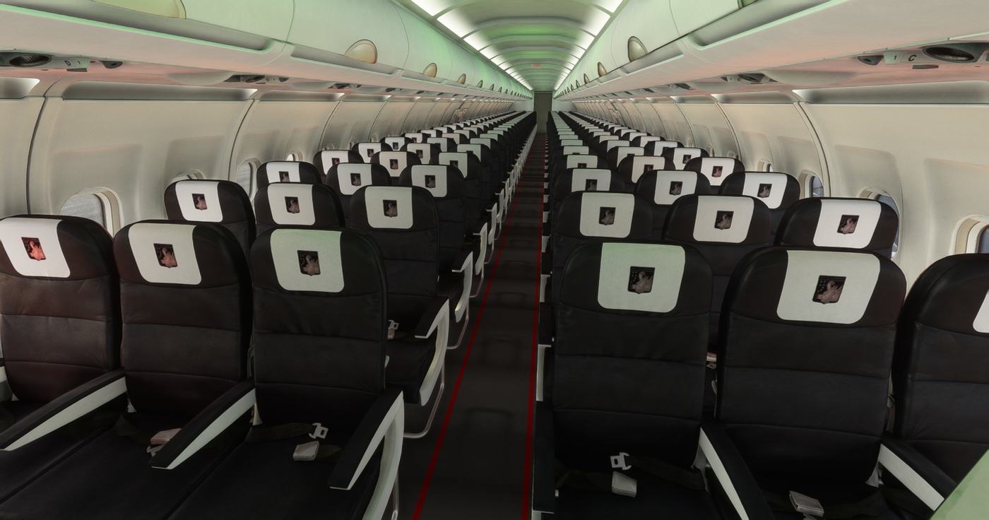 Italia cabin light Fenix A320 Ceo for Microsoft Flight Simulator | MSFS
