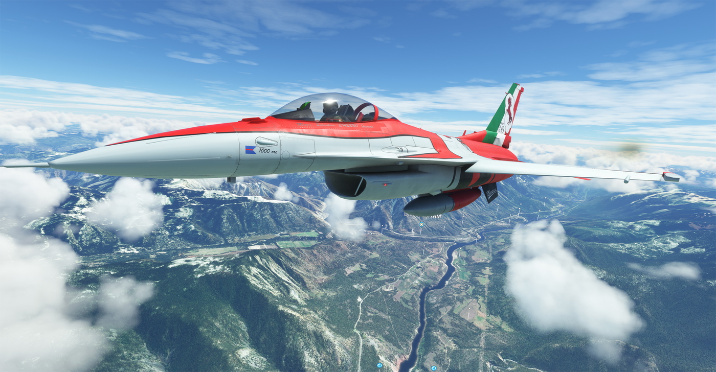 Italian Air Force 10° Gruppo Special Colors Livery for SC Designs F-16C ...
