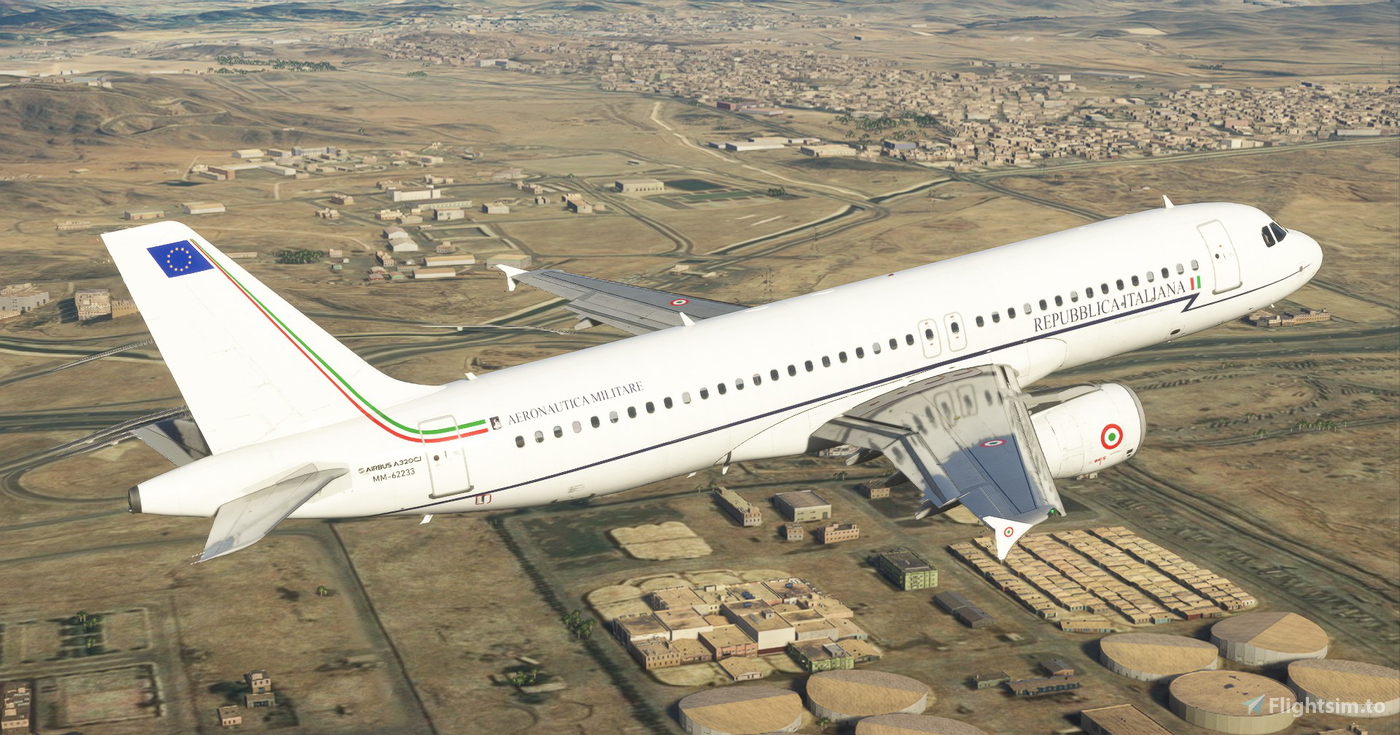 Italian Air Force Repubblica Italiana Fenix A320 Ceo with cabin IFE for ...