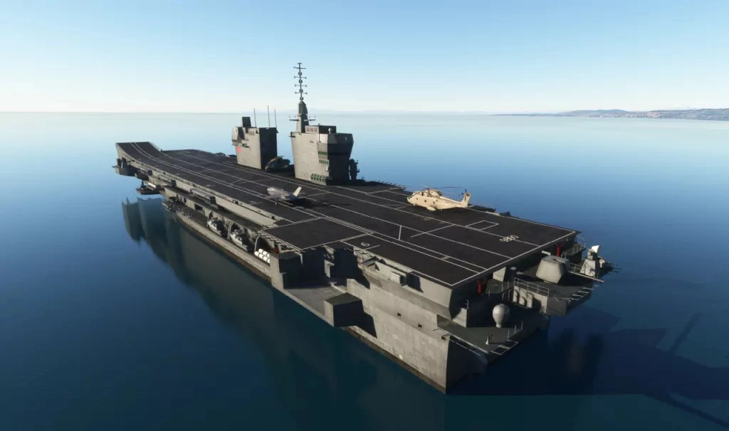 ITS Trieste (L9890) - Italian Navy Landing Helicopter Dock for MSFS ...