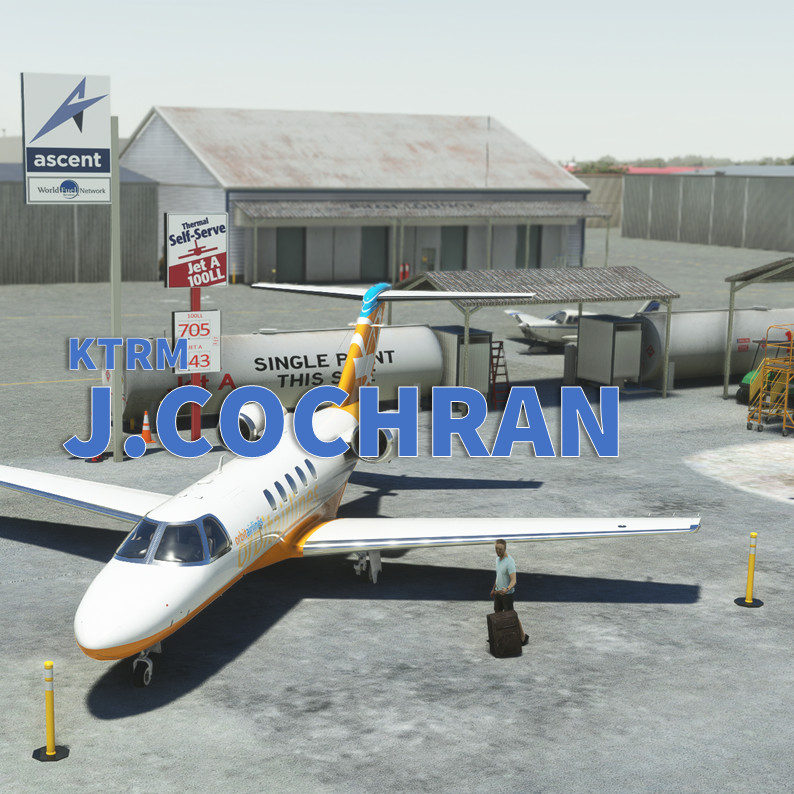 Jacqueline Cochran Regional Airport (KTRM) for Microsoft Flight ...