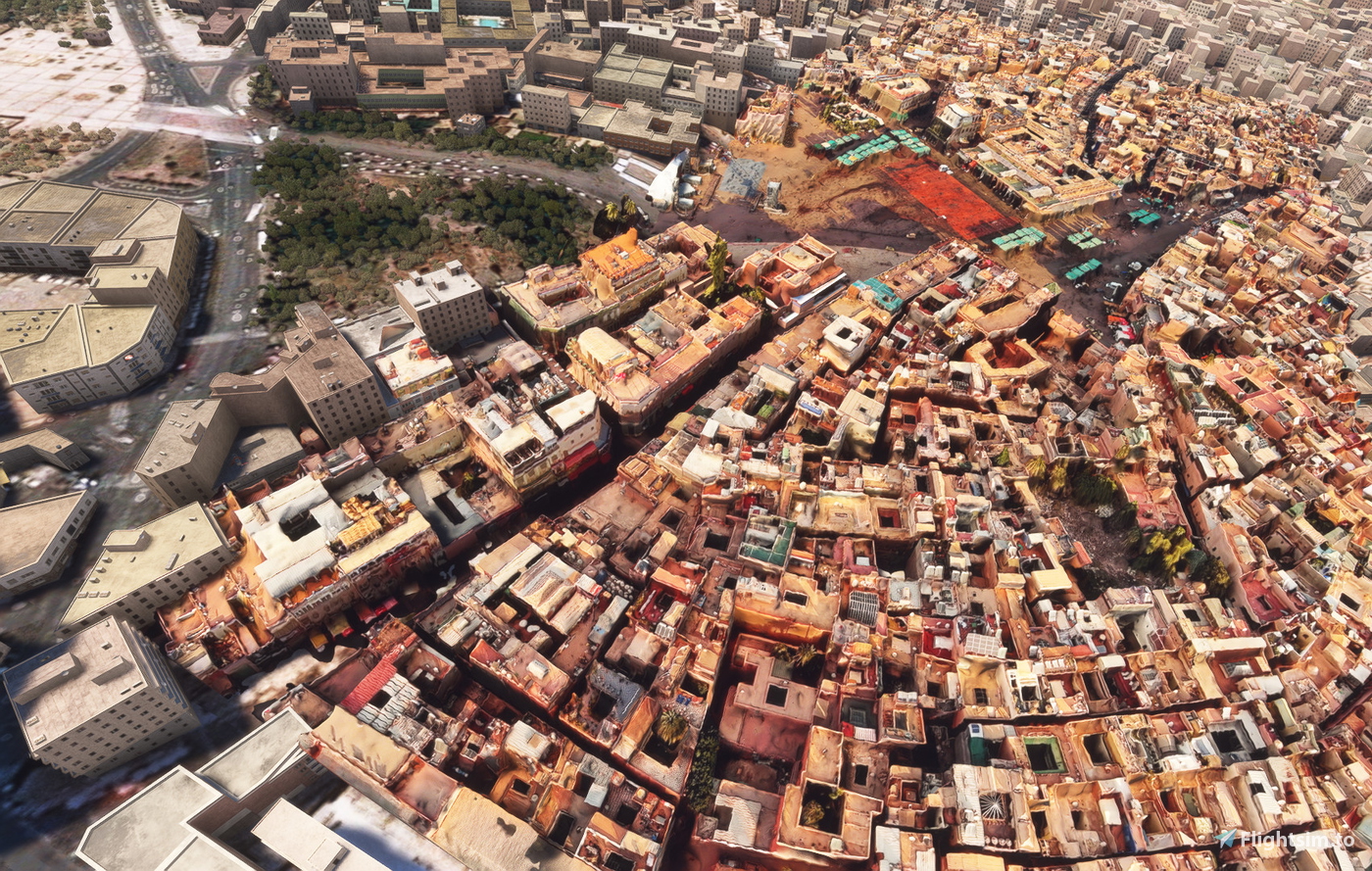 Jamaa Fna & Medina of Marrakech in Photgrammetry (Morocco) for ...