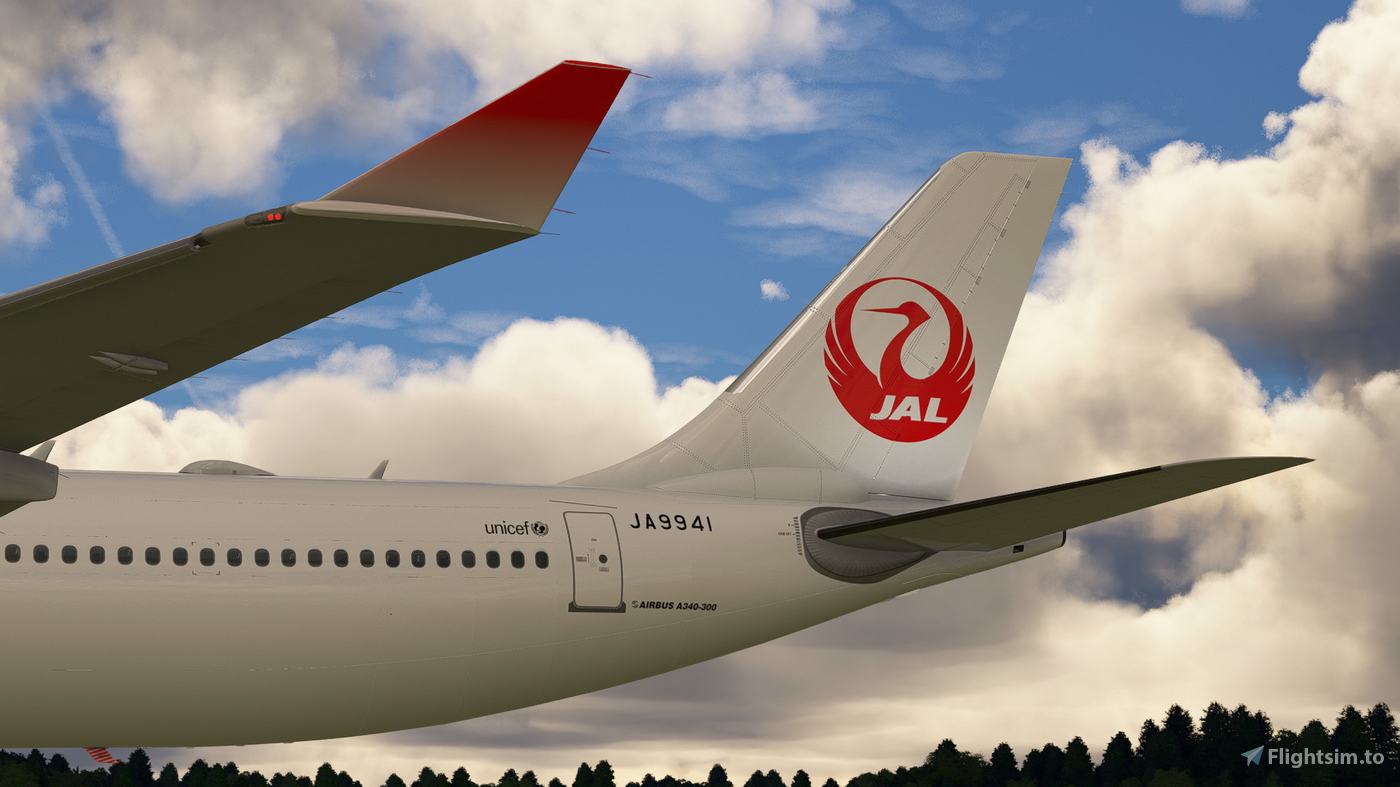 Japan Airlines (JAL) LVFR A340 Fictional for Microsoft Flight Simulator ...