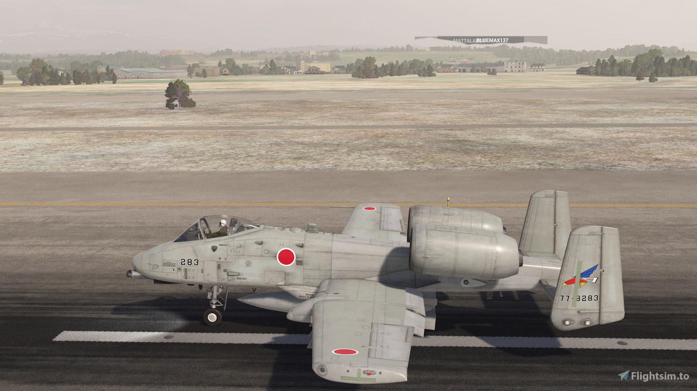 JASDF 302nd Fighter Squadron A-10C 77-8283 (Fictional) for Microsoft Flight Simulator | MSFS