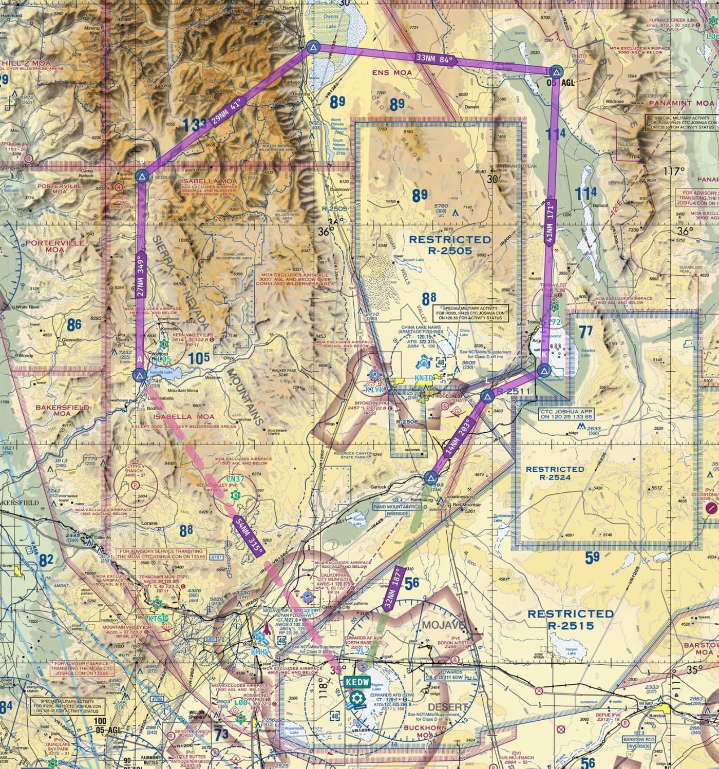 JEDI Transition Flight Plan pour Microsoft Flight Simulator | MSFS