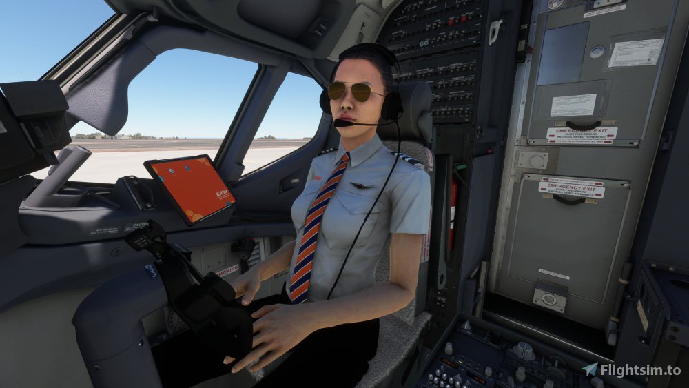 Jeju Male and Female Shirts Captain and First Officer for Microsoft ...