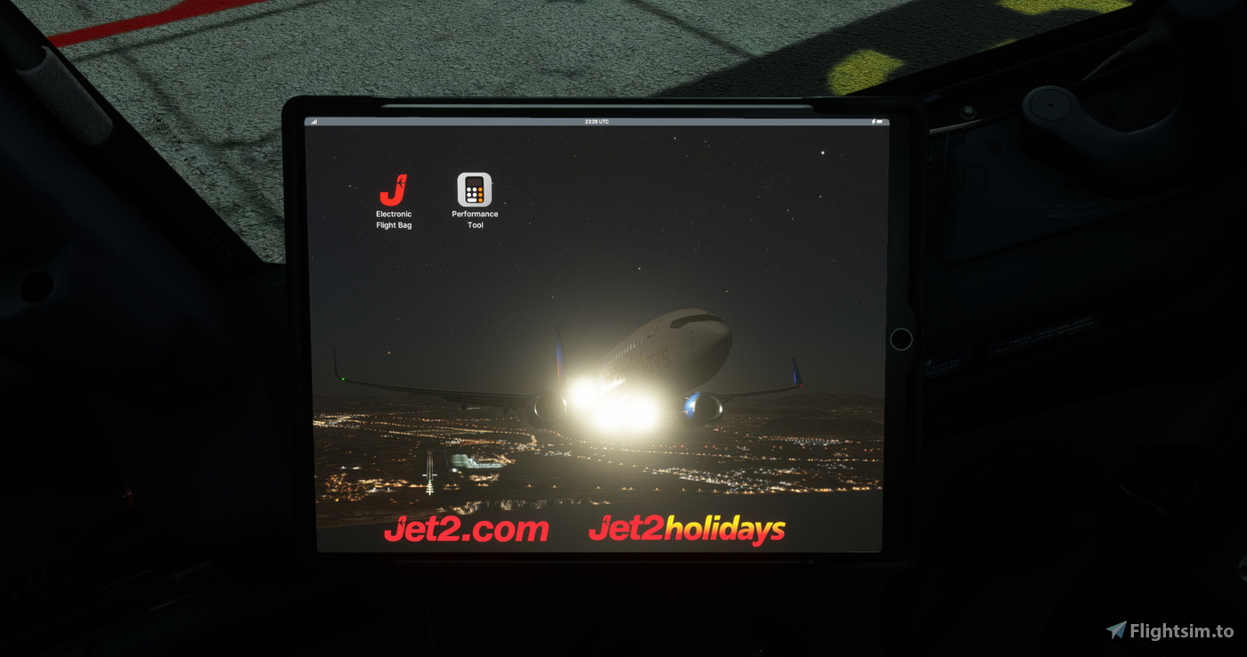 Jet2.com PMDG 737 Home screen and Icon for Microsoft Flight Simulator ...