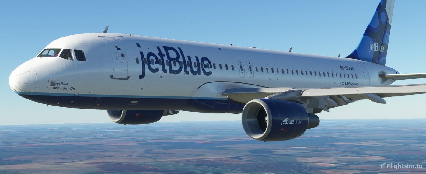 JETBLUE A320 CEO IAE SL for Microsoft Flight Simulator | MSFS