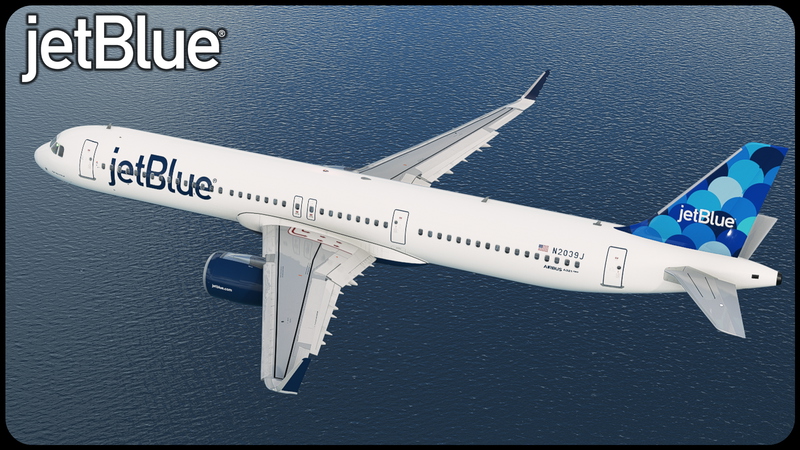 JetBlue A321NEO N2039J 'Balloons' (8K) for Microsoft Flight Simulator ...
