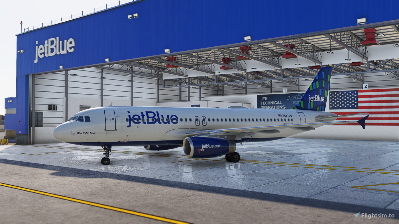 JetBlue Airways | Pack | w/Cabin | Fenix A320 V2 (8K + 4K) for Microsoft Flight Simulator | MSFS