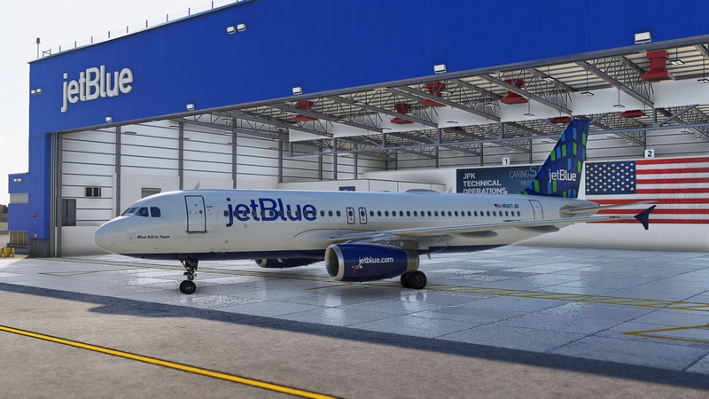 JetBlue Airways | Pack | w/Cabin | Fenix A320 V2 (8K + 4K) for Microsoft Flight Simulator | MSFS