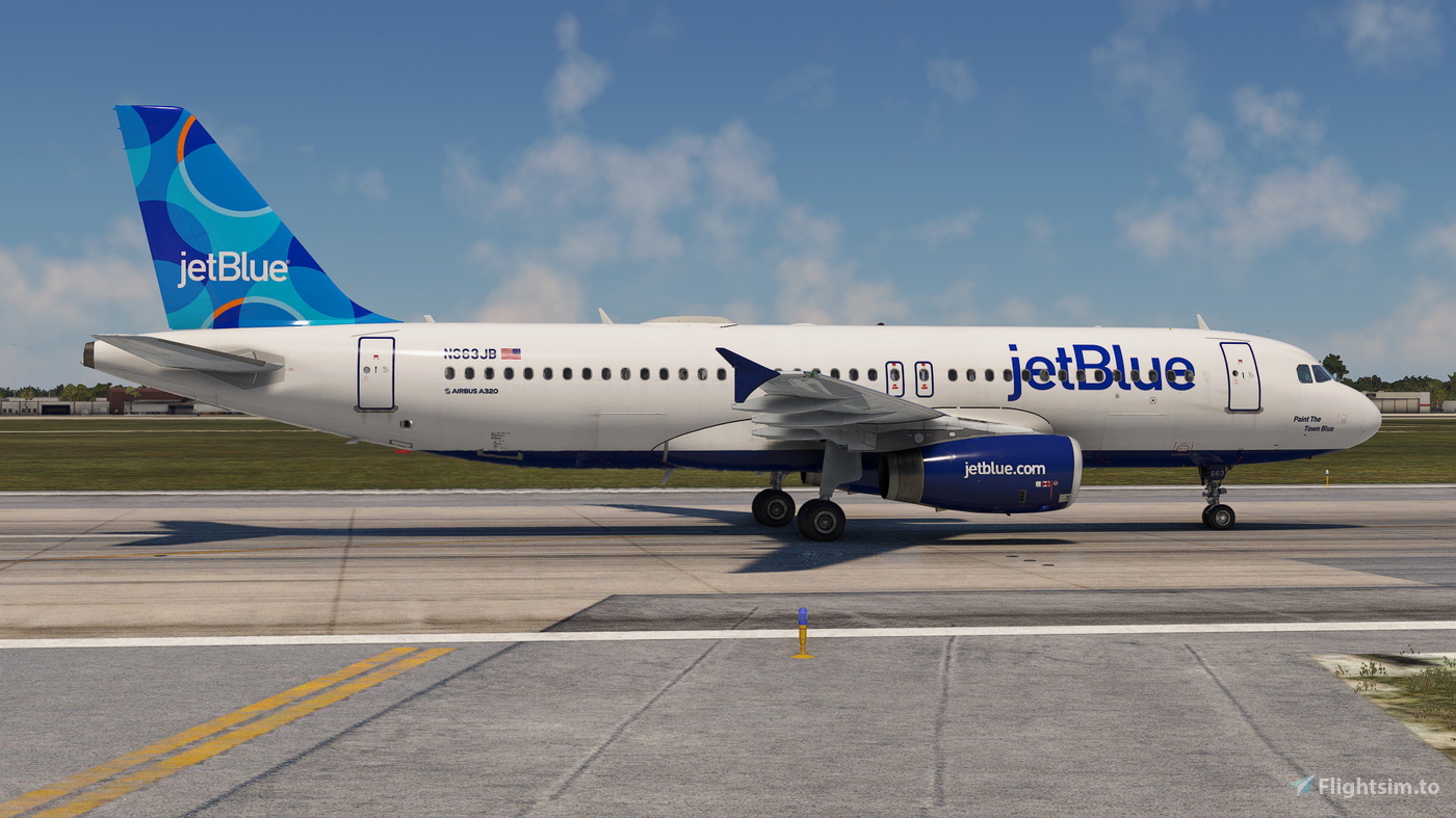 JetBlue Airways | Pack | w/Cabin | Fenix A320 V2 (8K + 4K) for Microsoft Flight Simulator | MSFS
