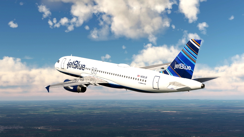 JetBlue ("Barcode" - N592JB) - Fenix A320 (V2) (IAE) for Microsoft Flight Simulator | MSFS