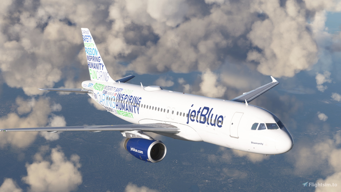 JetBlue ('Bluemanity" - N598JB) - Fenix A320 (V2) (IAE) for Microsoft Flight Simulator | MSFS