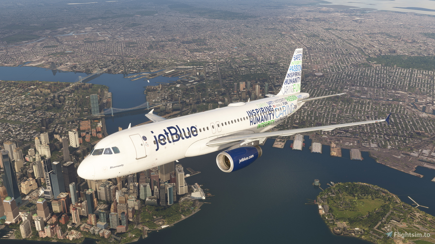 JetBlue ('Bluemanity" - N598JB) - Fenix A320 (V2) (IAE) for Microsoft Flight Simulator | MSFS