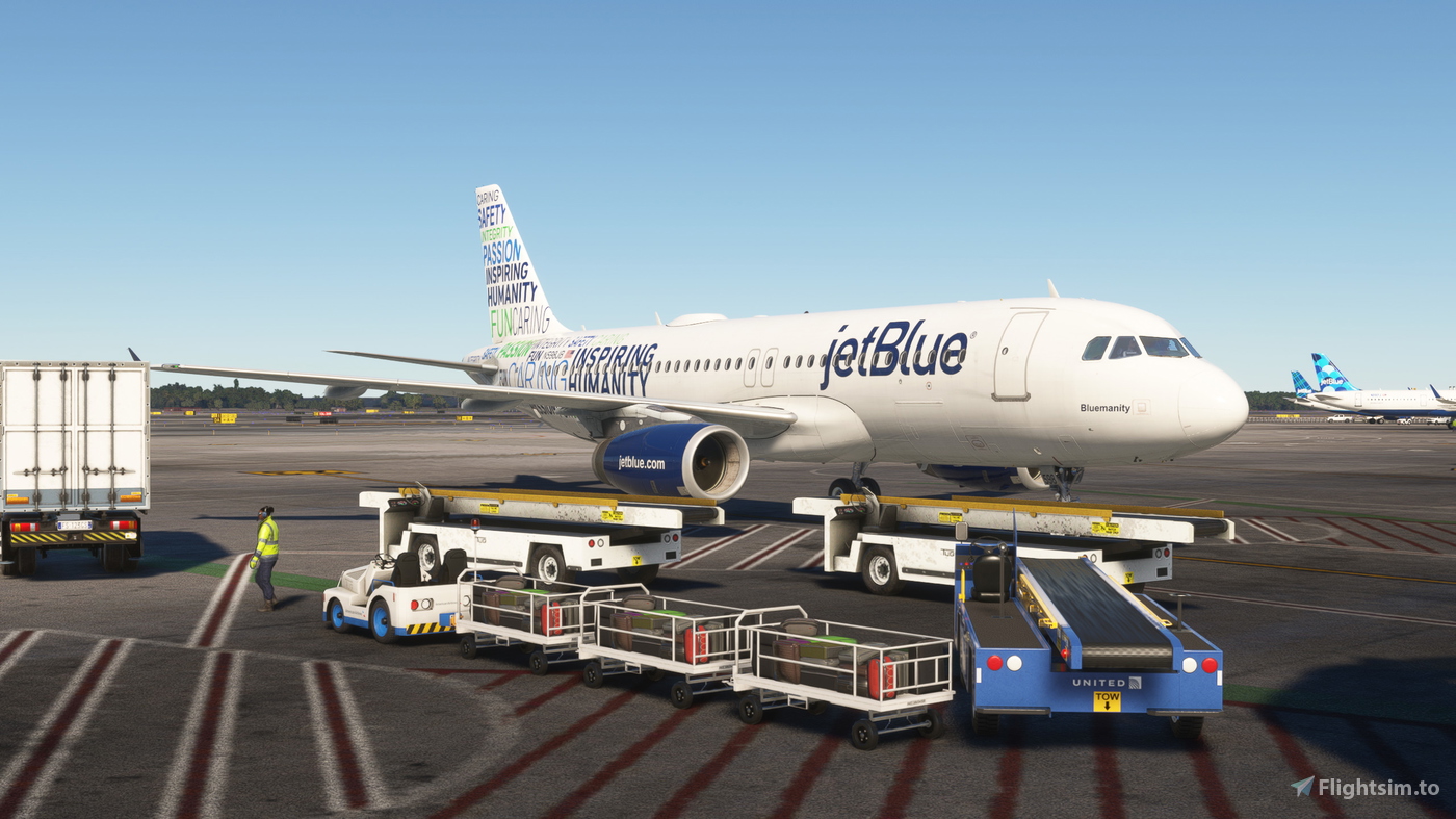 JetBlue ('Bluemanity" - N598JB) - Fenix A320 (V2) (IAE) for Microsoft Flight Simulator | MSFS