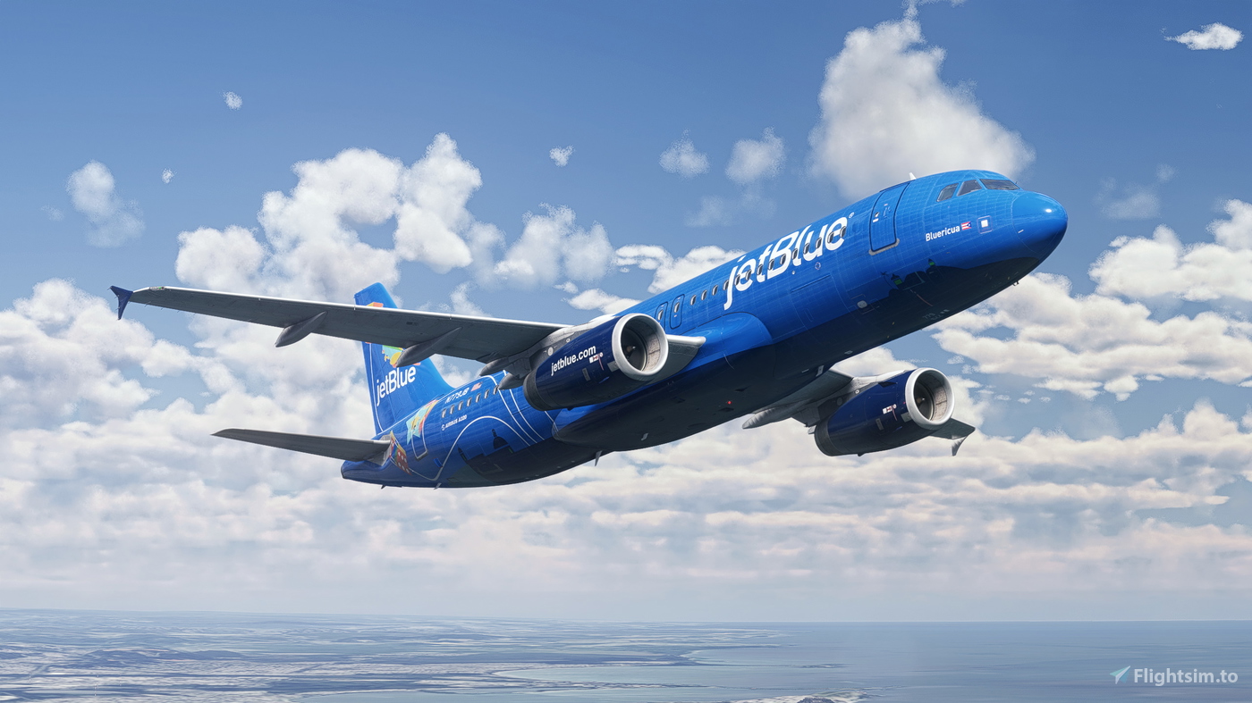 JetBlue (Bluericua - N779JB) - Fenix A320 (V2) (IAE) for Microsoft Flight Simulator | MSFS